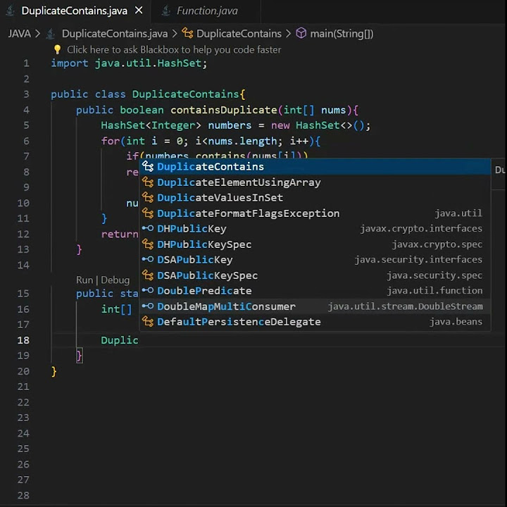 Day 25duplicate Contains Array Using Hashset Coding Javaprogramming