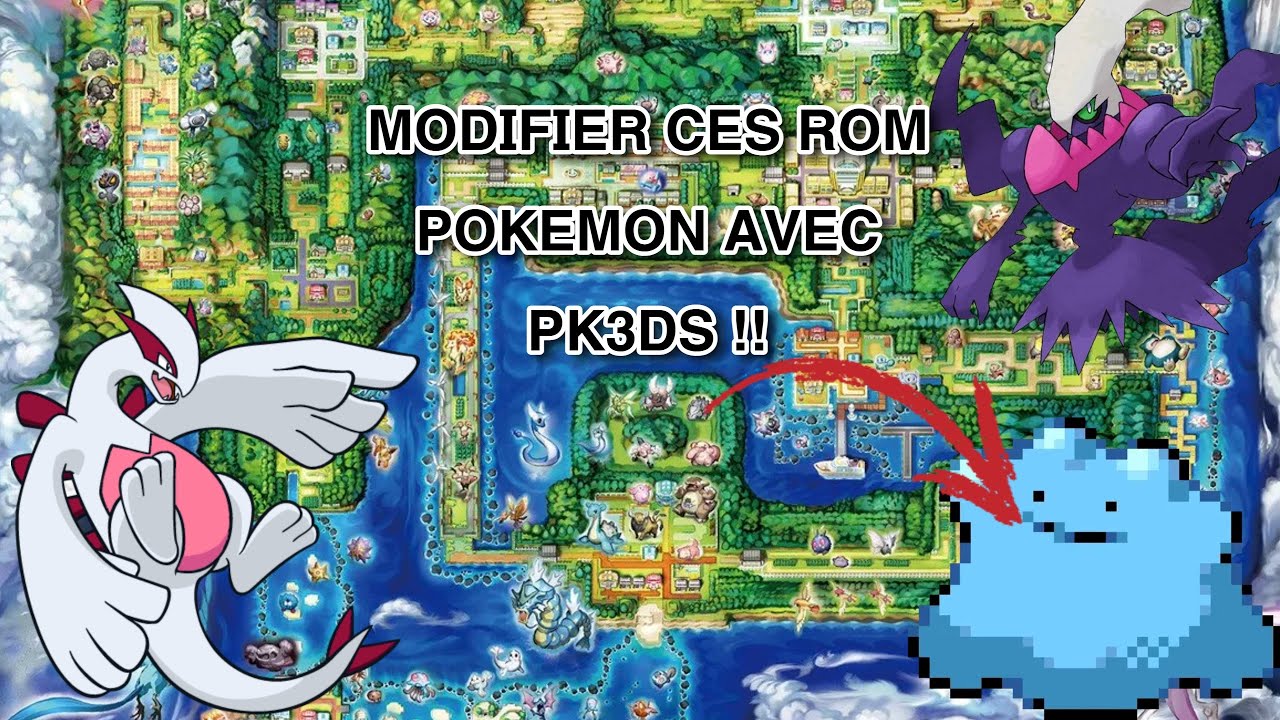 TUTO MODIFIER SES ROM PKMN 3DS AVEC PK3DS !!! - YouTube