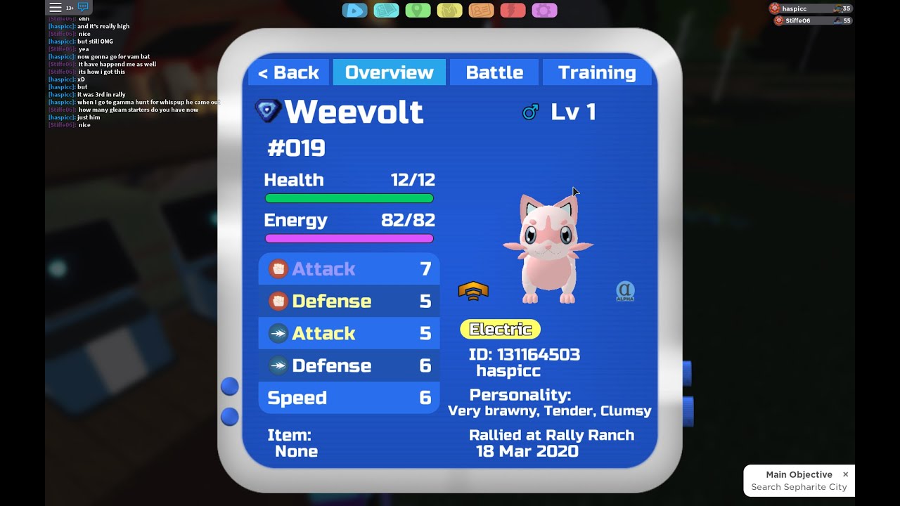 LOOMIAN LEGACY GLEAMING WEEVOLT - YouTube