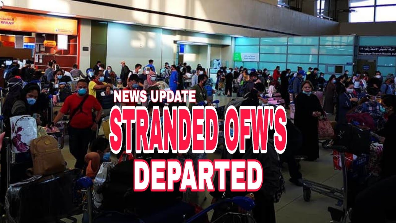 Stranded OFW's Departed from Jeddah | Via Philippine Airlines - YouTube