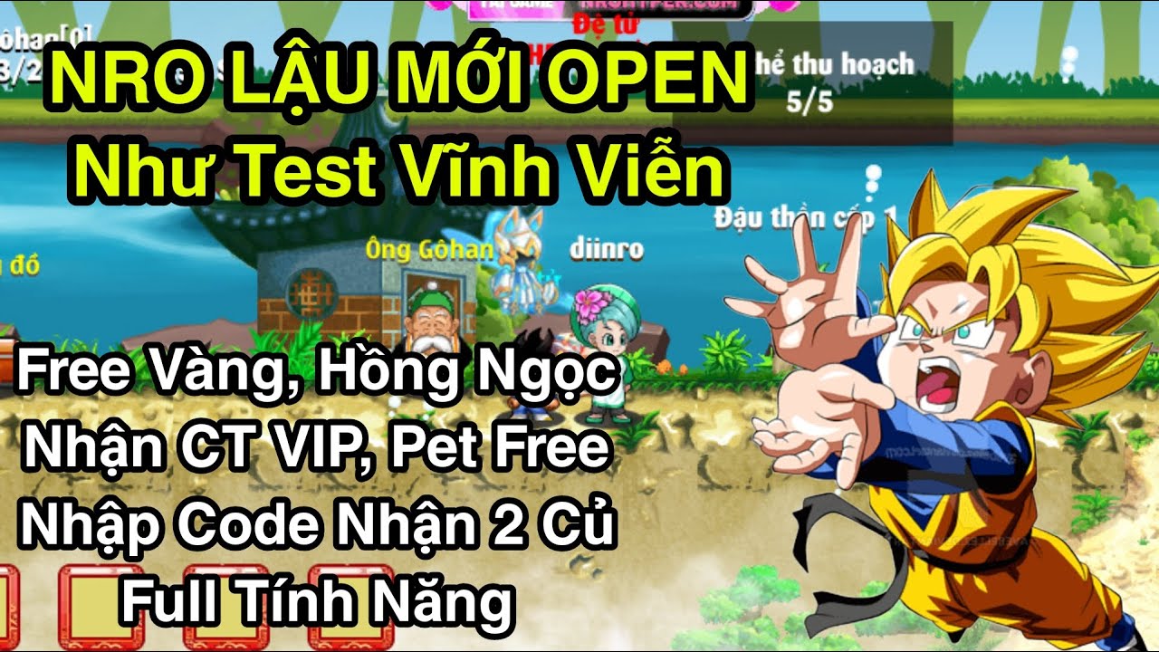 NRO LẬU OPEN | sv free skh, free vàng, hồng ngọc ... Code Free cực Vip ...