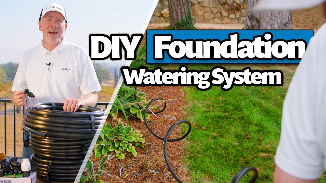 How to Install a DIY Foundation Watering System (Complete DIY Beginner ...