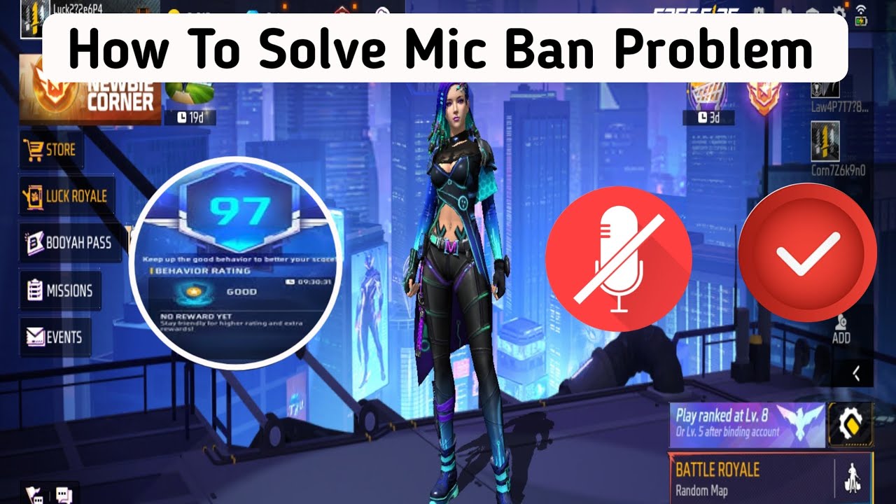 How To Solve Mic Ban Problem In Free Fire.Free Fire Mic Problem 2025 ...