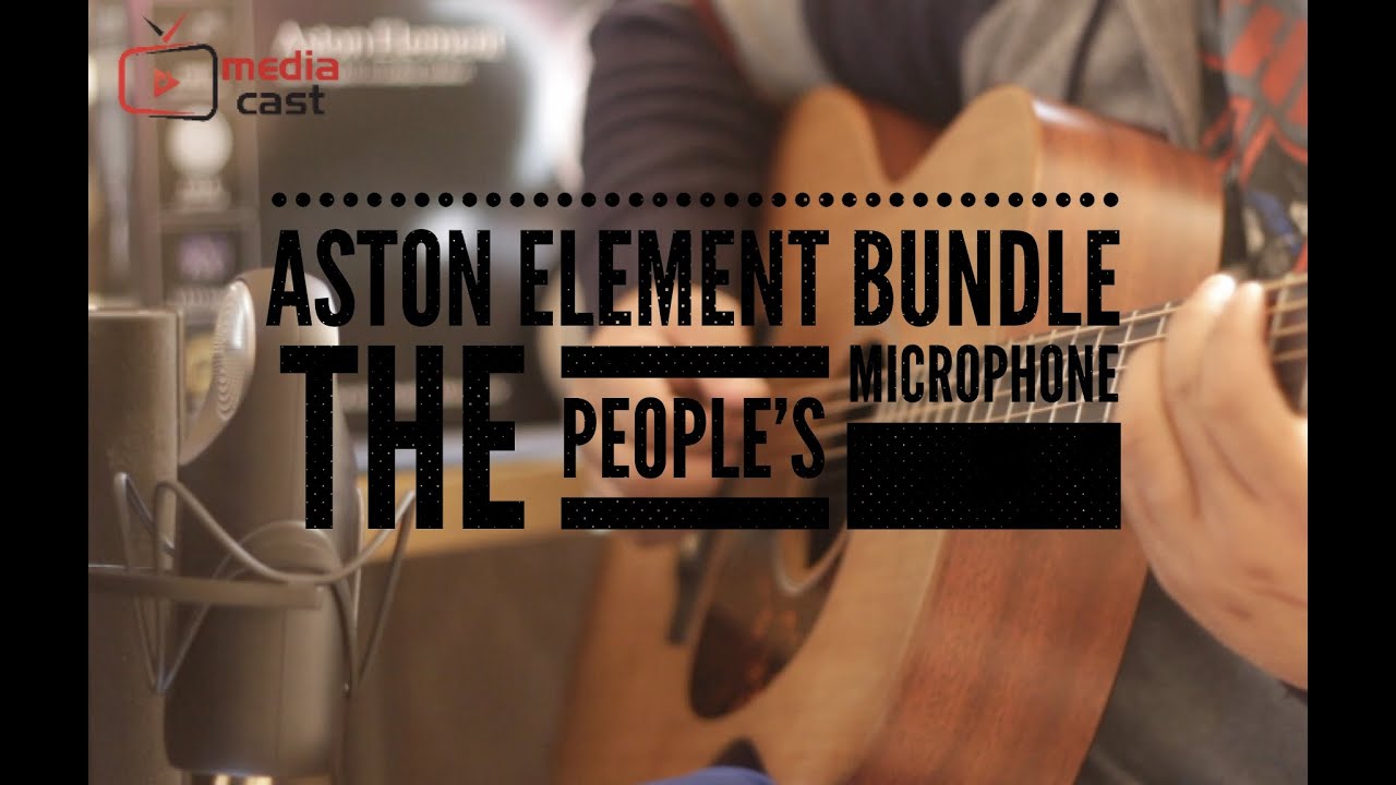 Testing different styles using an acoustic guitar using Aston Element ...