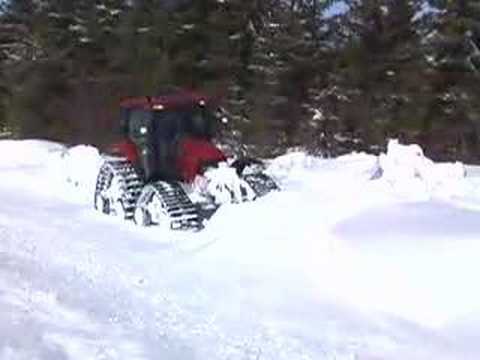 Snowmobile Trail Groomer - YouTube