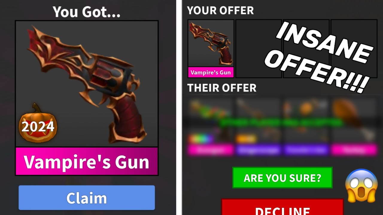 What do People Offer For VAMPIRE’S GUN In MM2!? - YouTube