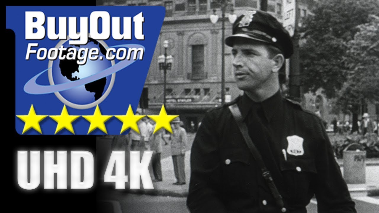 USA 1950s: Traffic Cop Directing Traffic in the City - YouTube