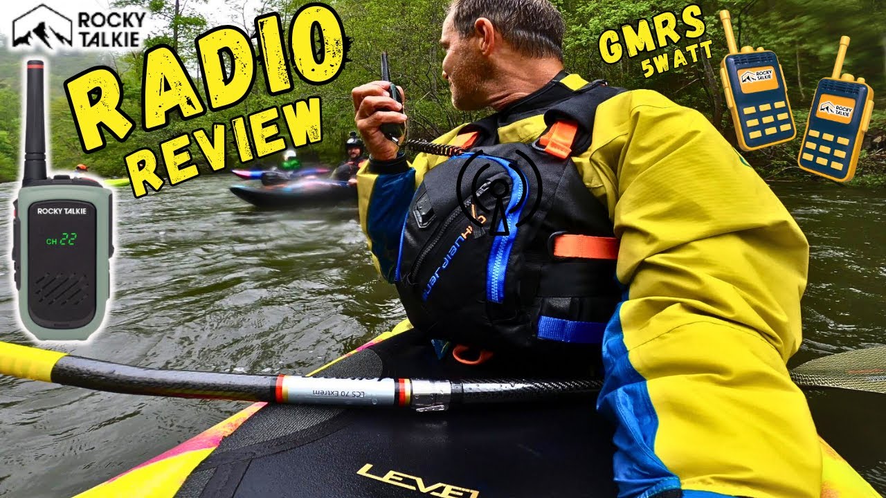 Rocky Talkie Waterproof Radio's "Unboxing/On Water Test" - YouTube