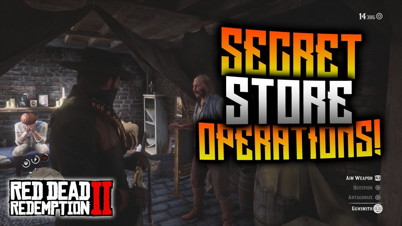 Red Dead Redemption 2 - 4 SECRET Store Operations! With Rewards - YouTube