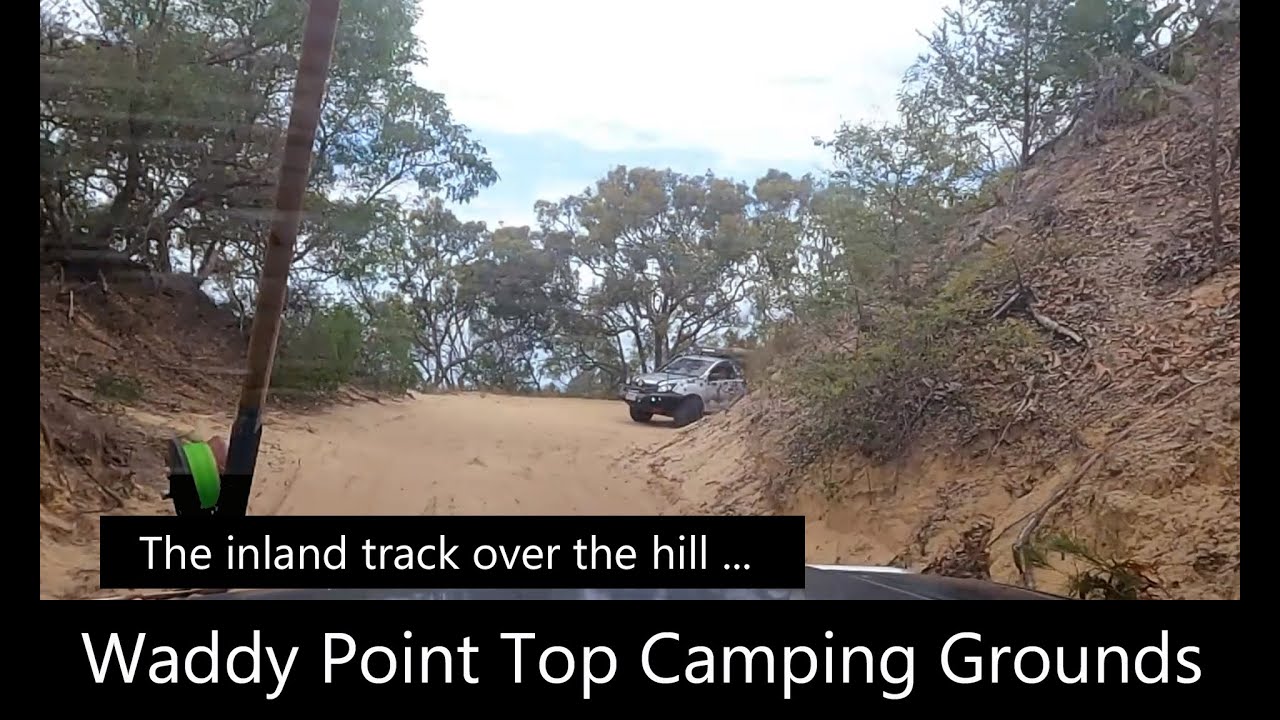 Driving The Inland Track To Waddy Top Camping Grounds On Fraser Island ...
