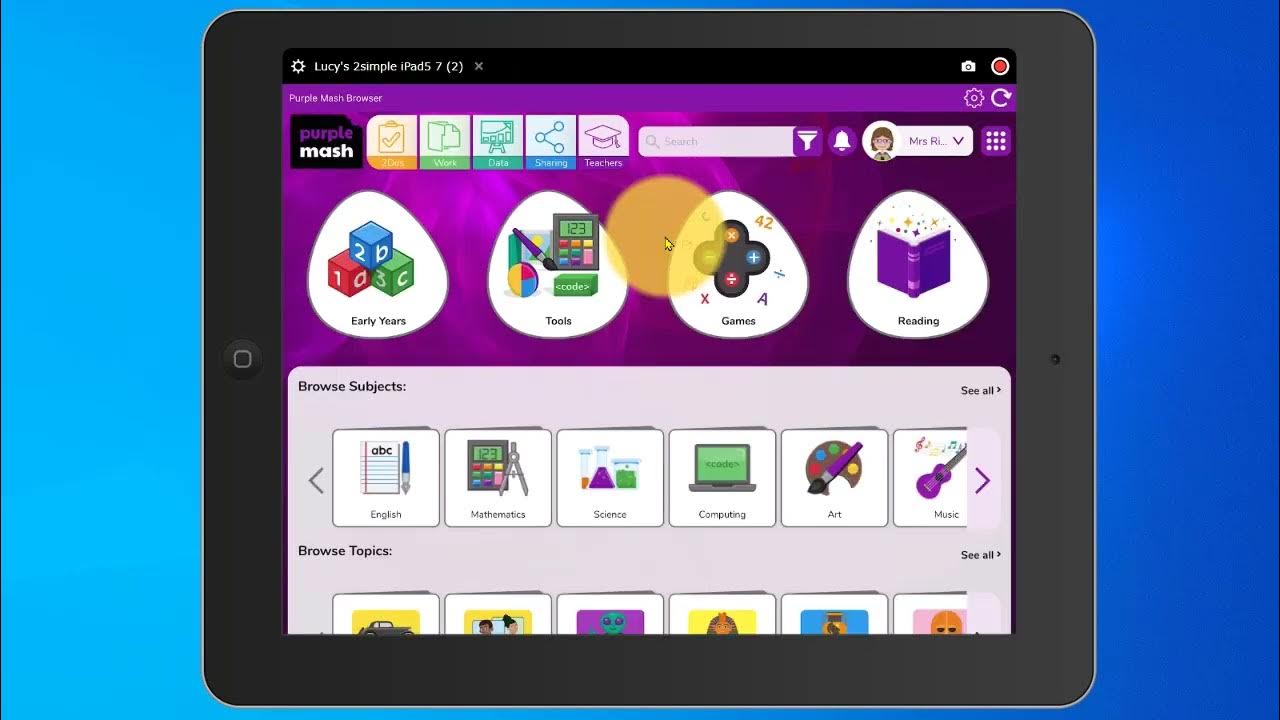 Installing the Purple Mash Browser iPad App - YouTube