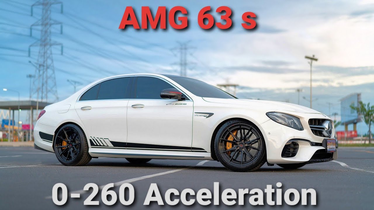 2020 Mercedes-AMG E63s Acceleration 0-260km and Exhaust Sound !!!💥 ...