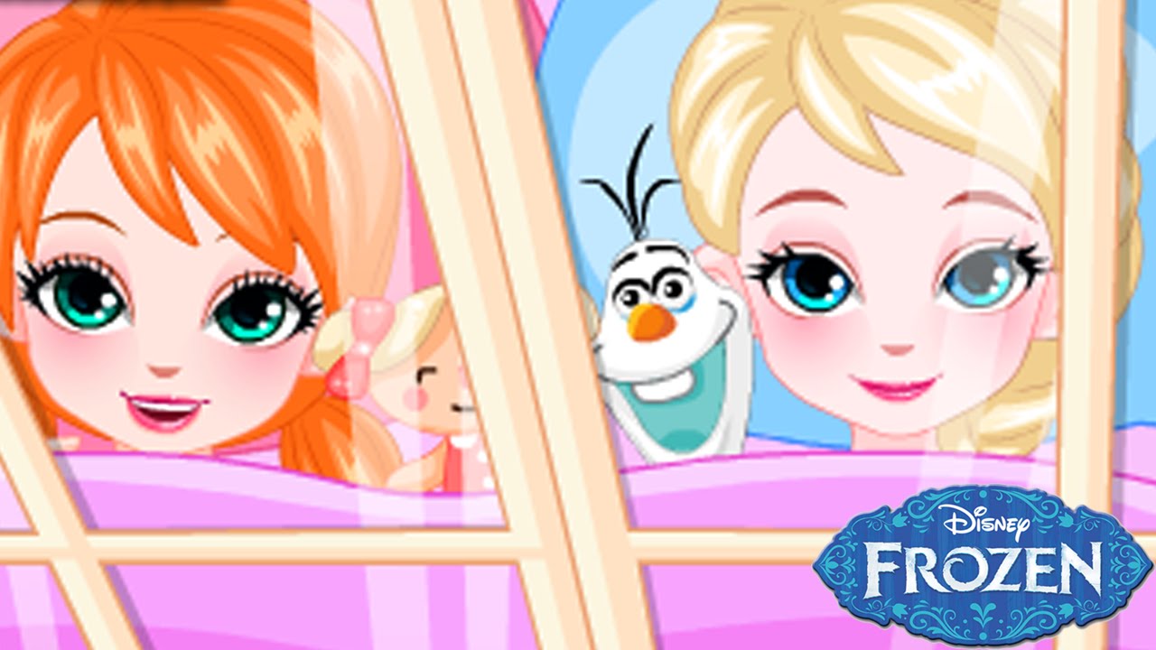 → Frozen Baby Sisters Elsa & Anna - Bedtime (GOODNIGHT SLEEPING Game ...