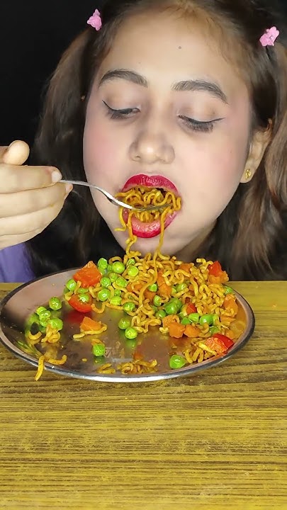 Eating Veg Noodles Ll Mukbang Asmr Youtube