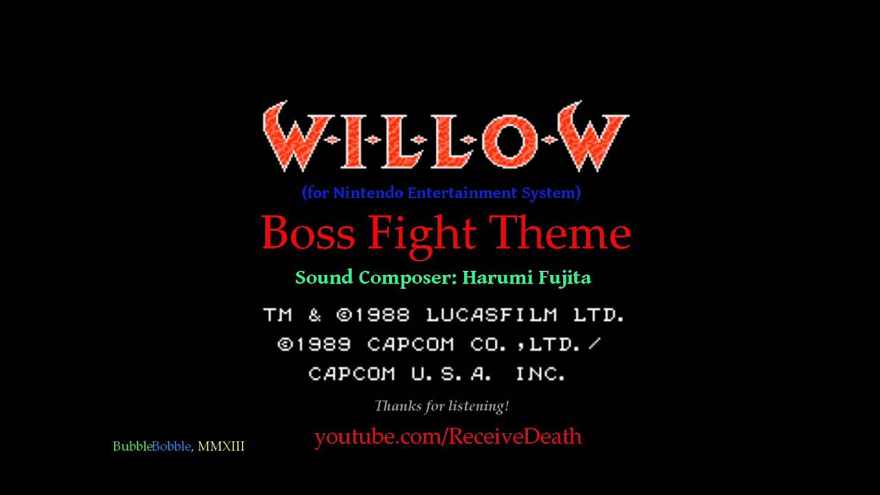 Willow (NES) - Boss Fight Music (Extended) - YouTube