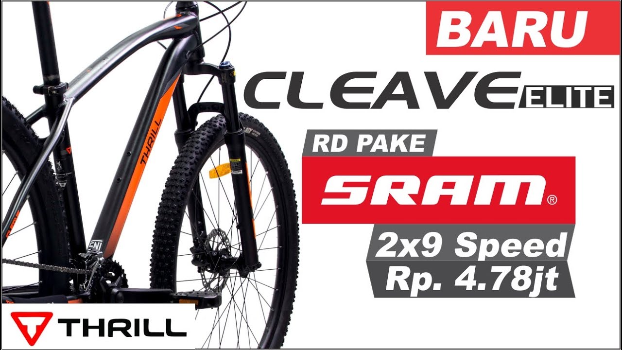 Thrill Cleave Elite 2021 Pake Sram - YouTube