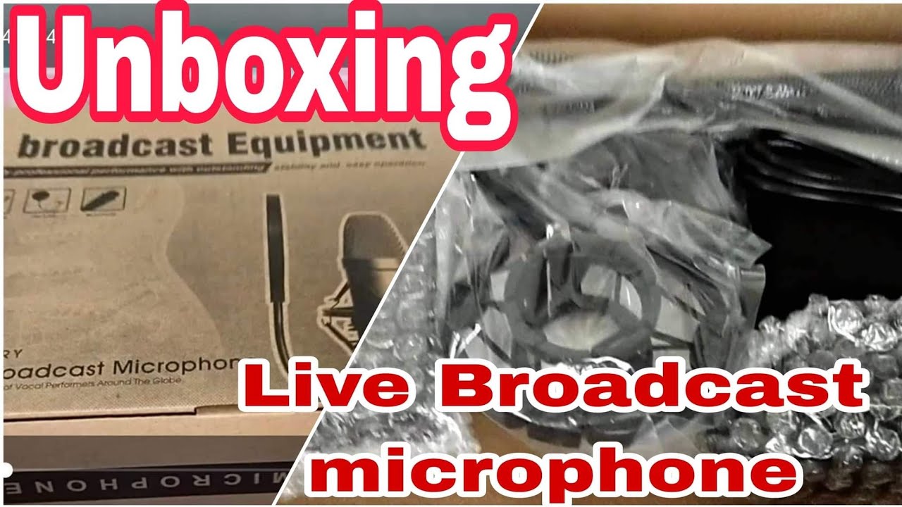Broadcasting And Recording Microphone - Live Broadcast Equipment ...