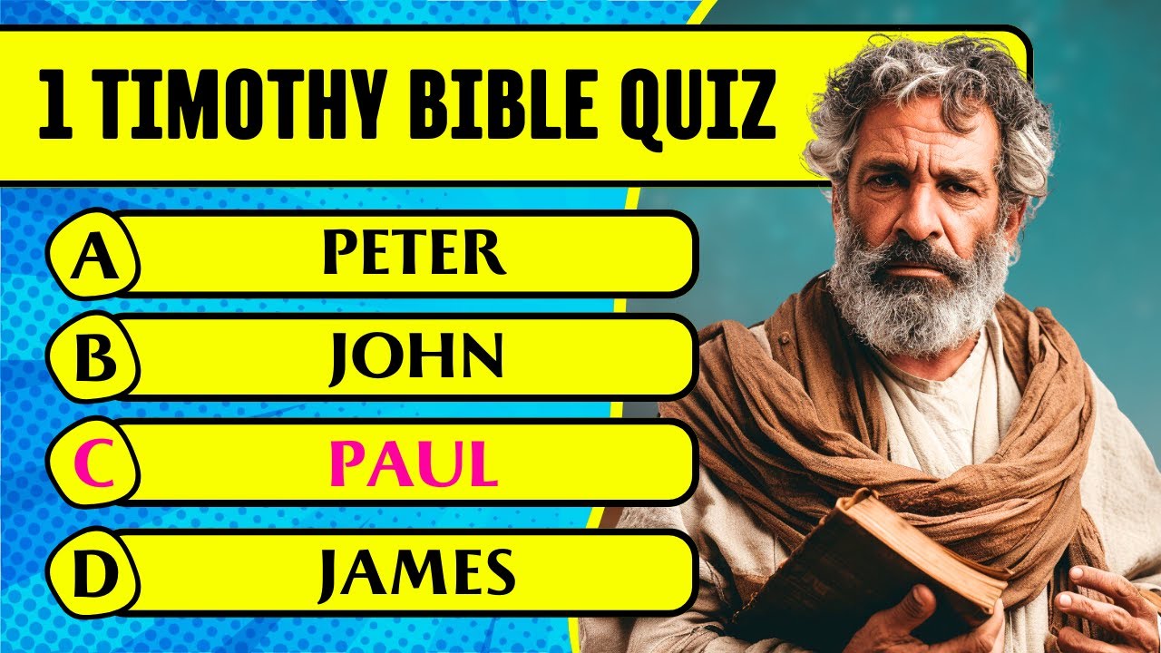 Book of 1 Timothy Bible Quiz & Trivia (30 Hardest Questions & Answers ...