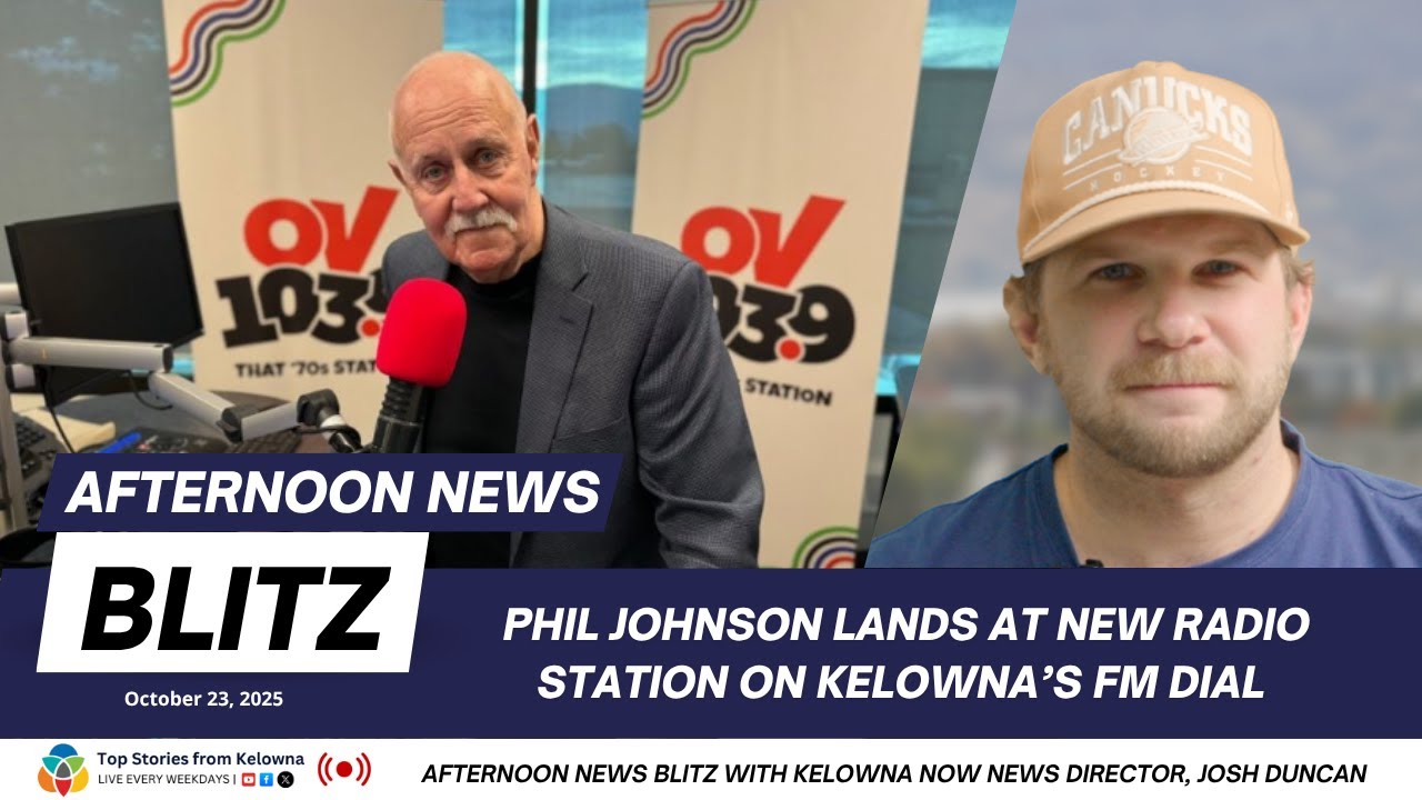 Phil Johnson lands at new radio station on Kelowna’s FM dial - YouTube