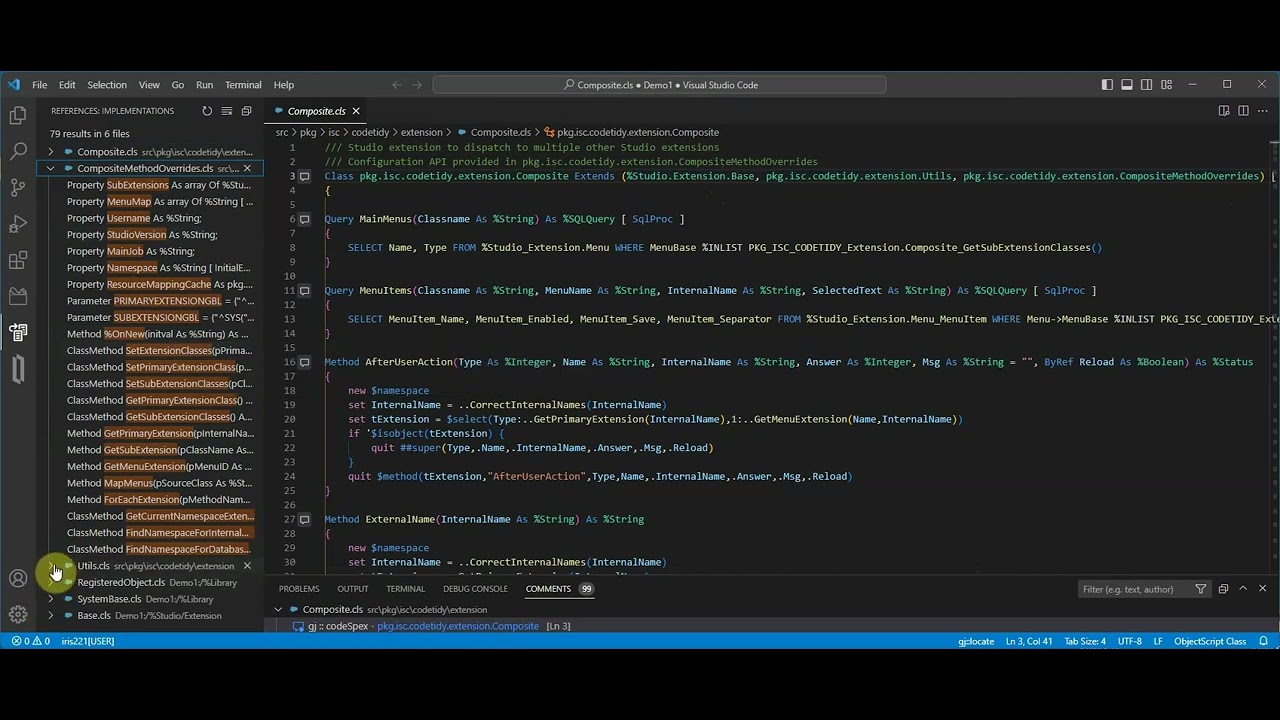 Using the DX Jetpack for VS Code to explore InterSystems classes - YouTube