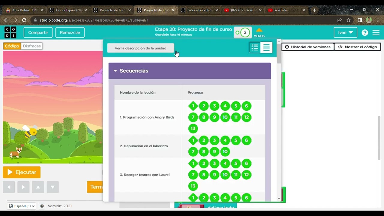 Laboratorio De Sprites Code Org Google Chrome 2023 04 16 23 47 20 YouTube Laboratorio De Sprites Code Org Google Chrome 2023 04 16 23 47 20 YouTube