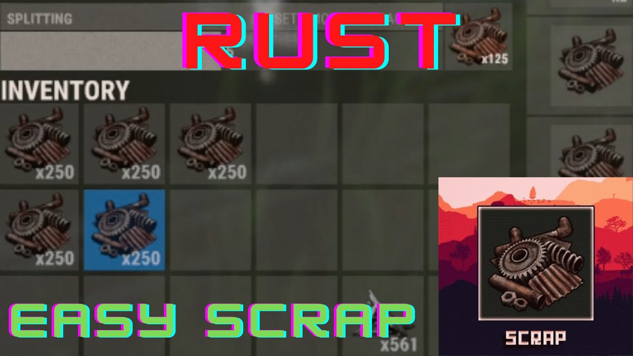 Outpost Easy Scrap Trade In Rust Youtube