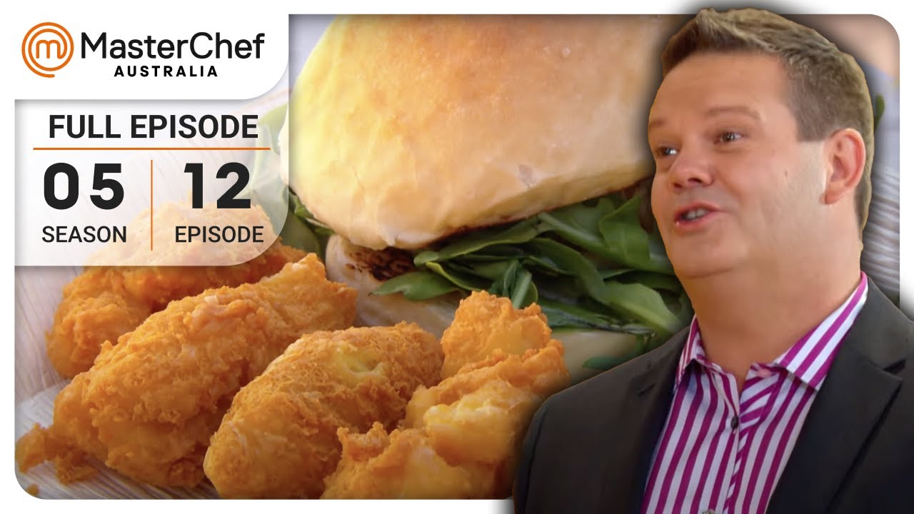 Baramundi Burger with Chickpea Fritters Wins | MasterChef Australia ...