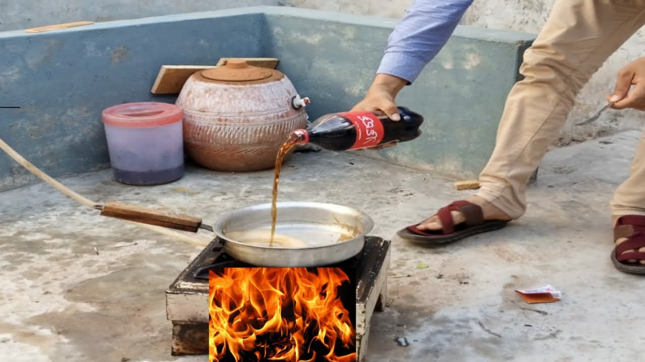 Experiment : Coca-cola on Fire - Best Experiment on Fire - YouTube