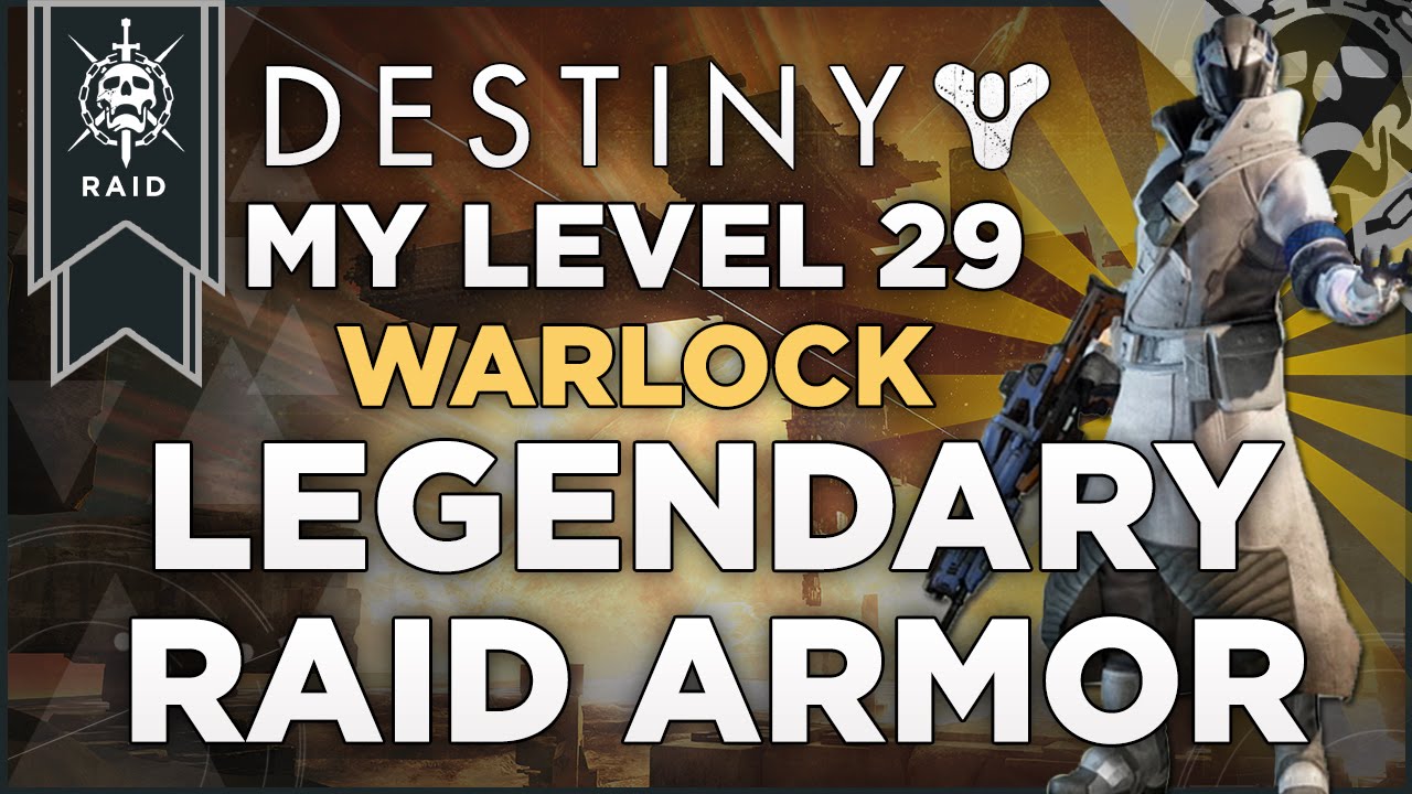 Destiny: My Level 29 Warlock With Exotic And Legendary Weapons Plus ...