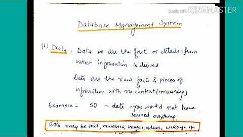 DBMS/tutorials for beginners- Database Management System - YouTube