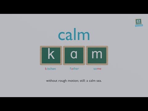How to pronounce calm ? - YouTube