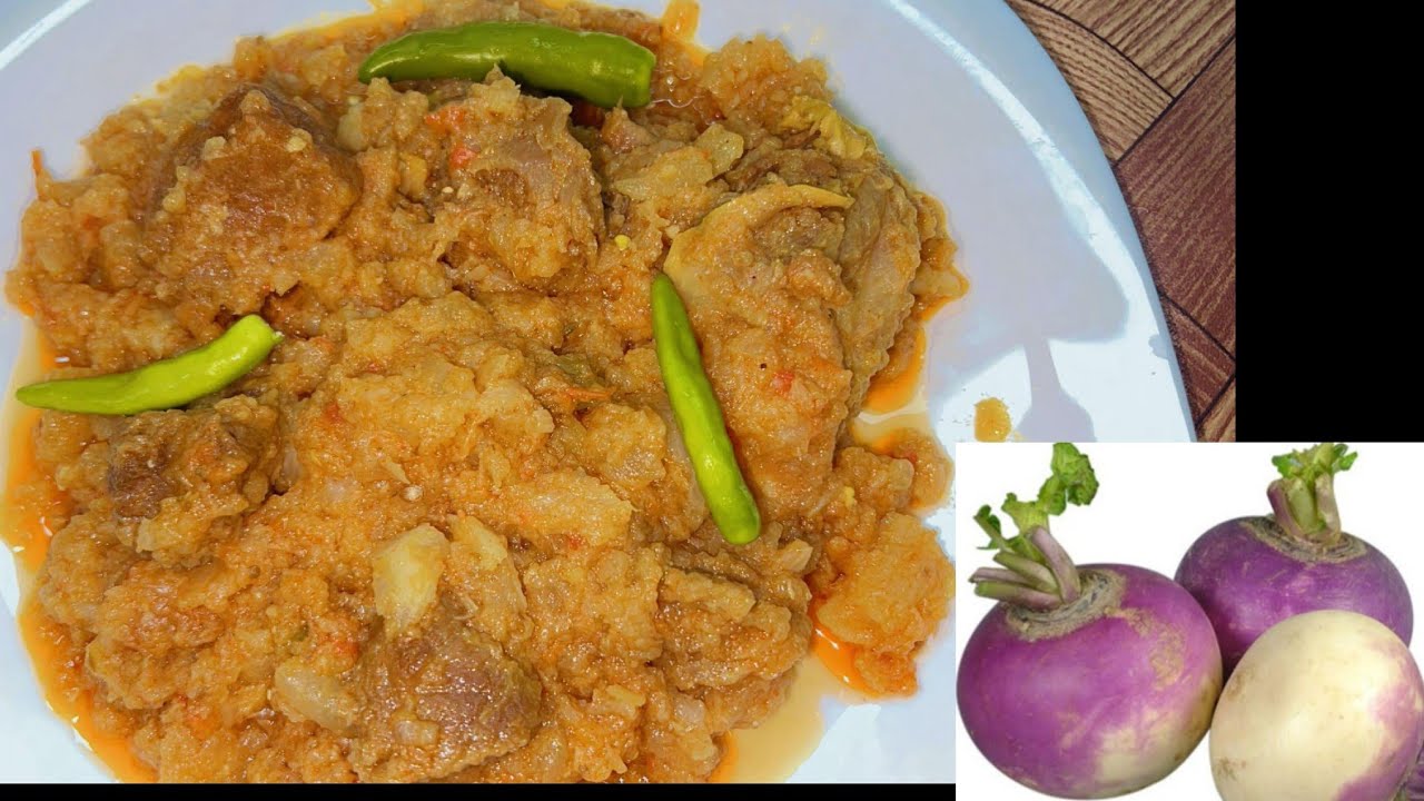 Shalgam Ghosht Recipe | Shalgam Mutton recipe | turnip mutton recipe ...