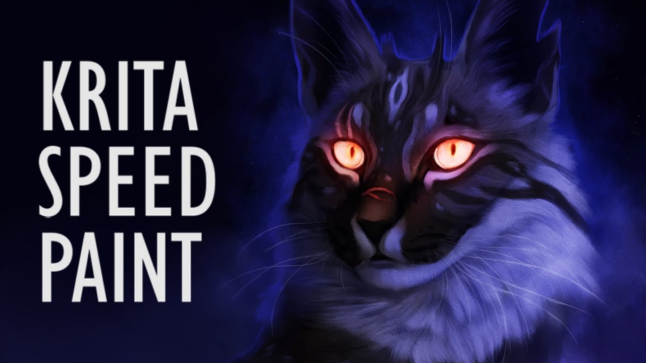 Nightbreeze | Krita Speedpaint - YouTube