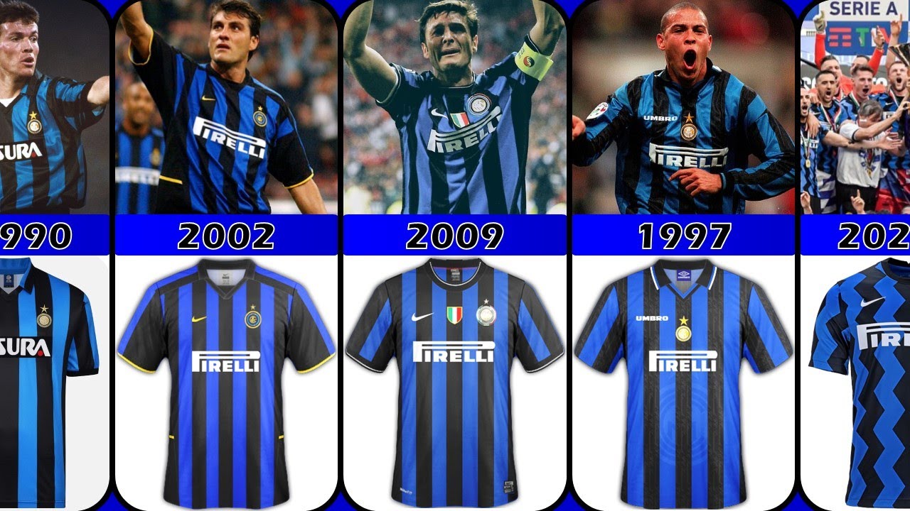 Evolution INTER MILAN Jersey Home 1929-2024 - YouTube