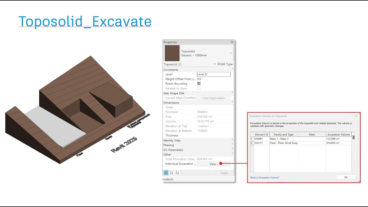 Revit 2025 Toposolid cut&fill - YouTube