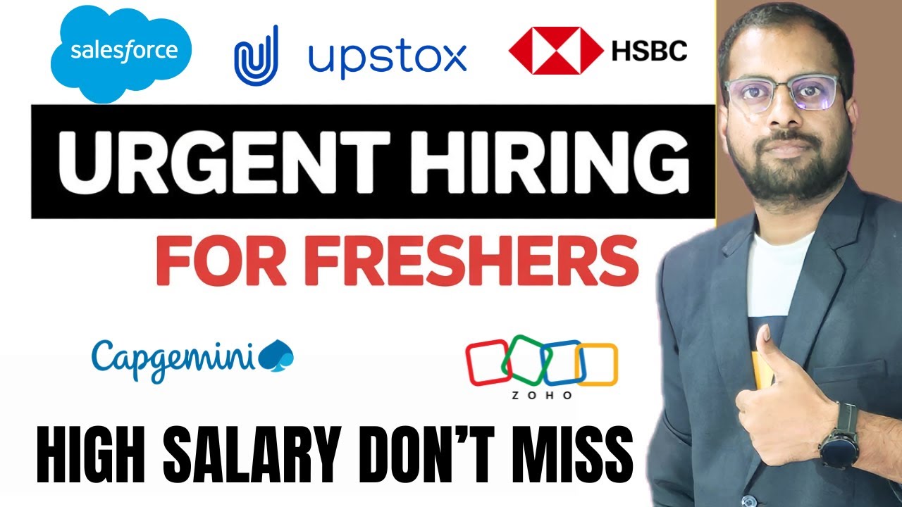 Salesforce, Upstox New Hiring Announced | HSBC, gates, Gokwik Jobs ...