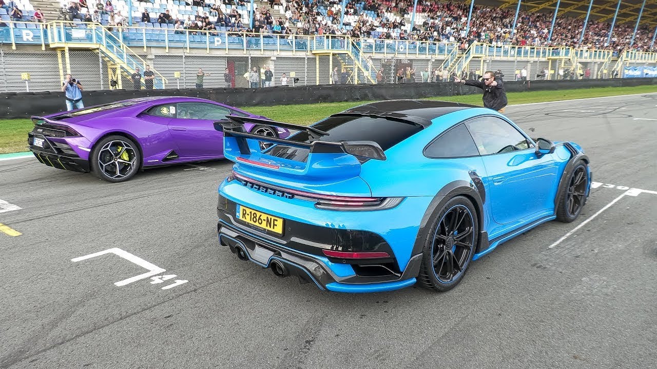 Supercars Drag Racing - Capristo 812, TTE855 RS3, Huracan STO, 820HP G ...