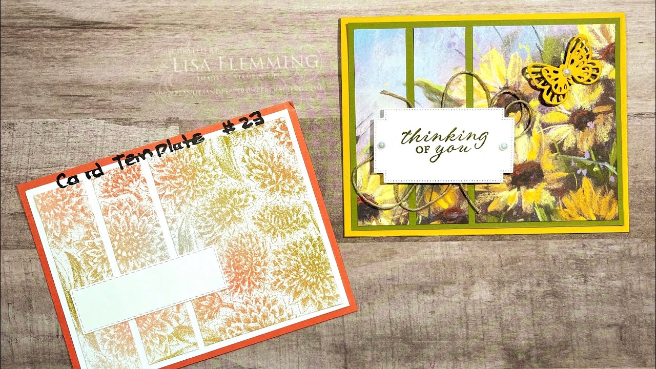 Template Tuesday - Stampin’ Up! Card Template #23 - YouTube