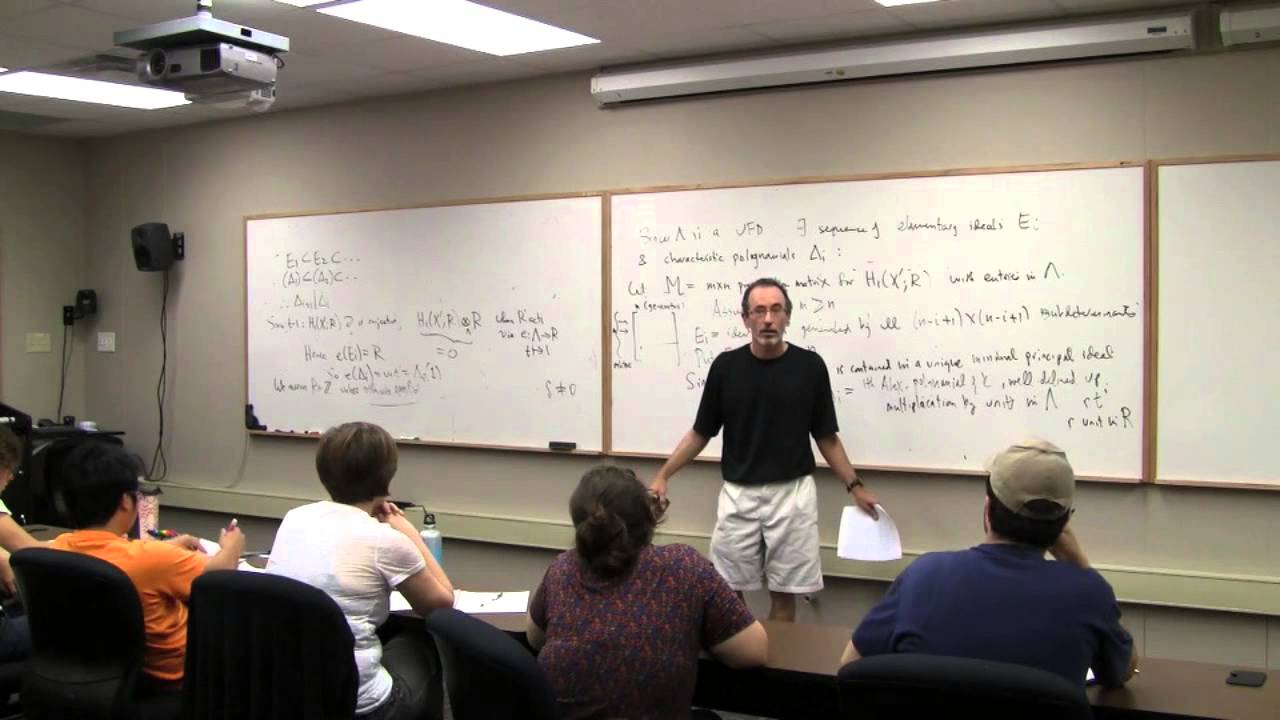 X-Math@LSU Summer 2009, The Twisted Alexander Polynomial, Part I ...