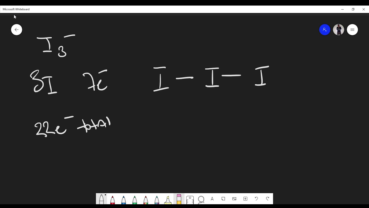 Lewis Dot Structure of I3- (Triiodide Ion) - YouTube