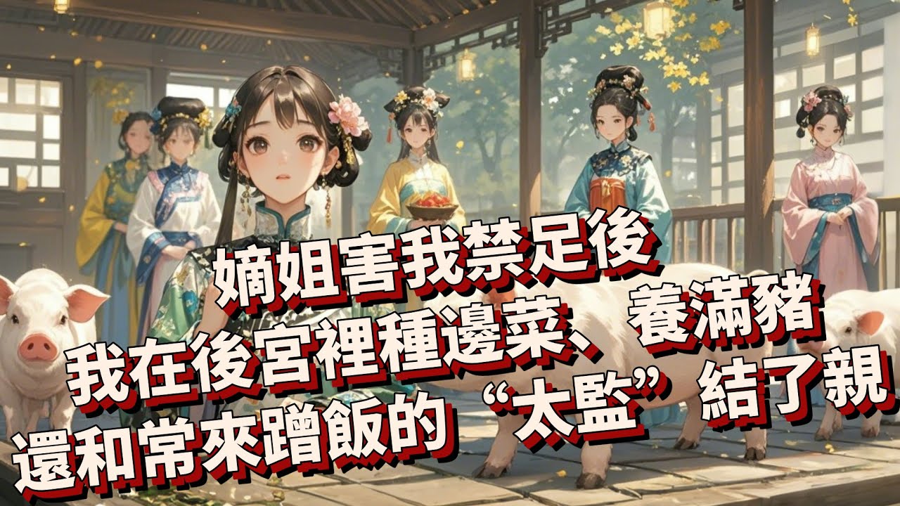 「搞笑種田爽文」嫡姐害我禁足後，我在後宮裡種邊菜、養滿豬，還和常來蹭飯的“太監”結了親 - YouTube