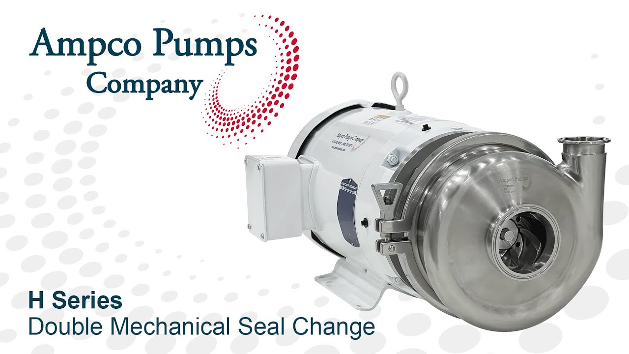 Ampco Pumps - H Series Double Mechanical Seal Change - YouTube