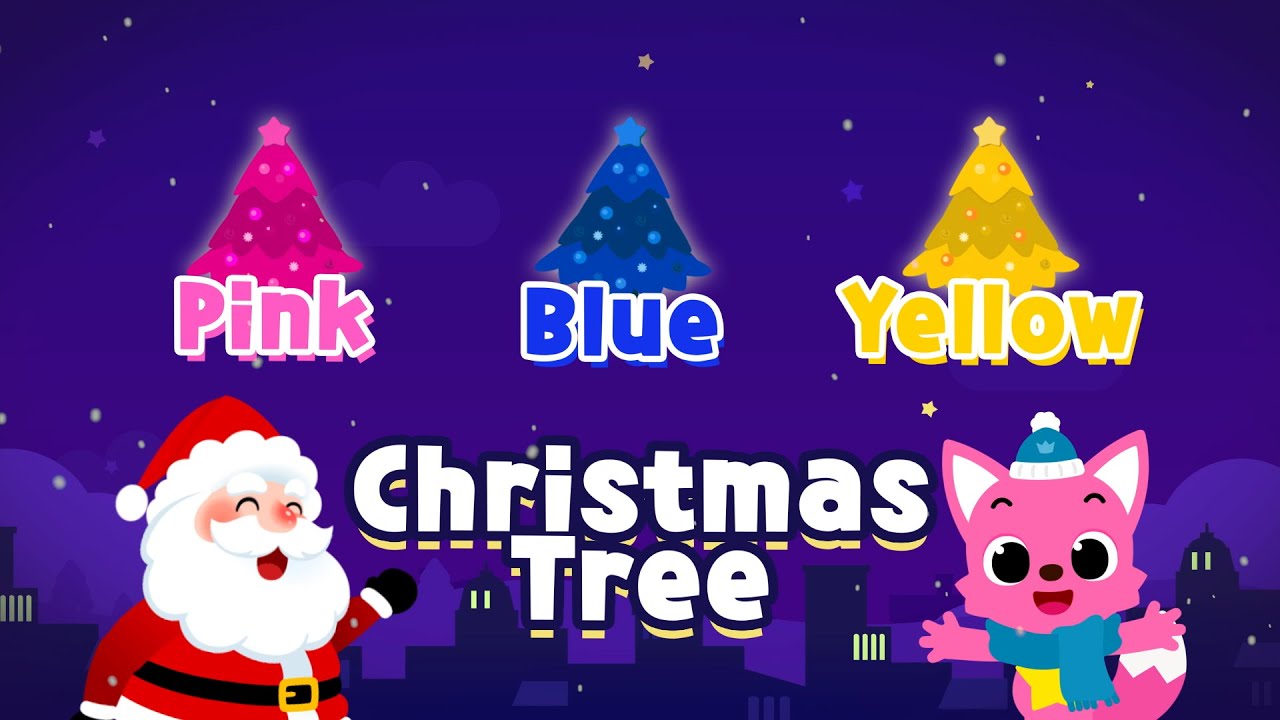 Christmas Learn Colors with Pinkfong | Christmas Tree Part 2 | Pinkfong ...