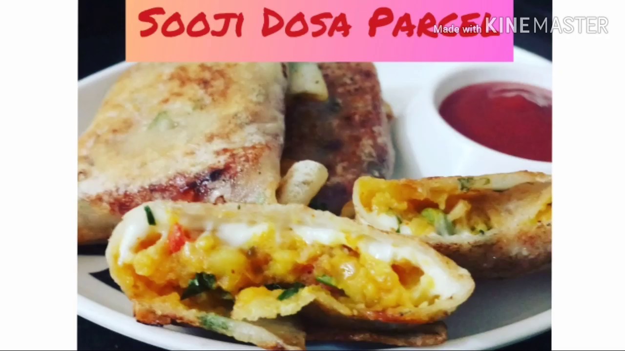 Crispy Sooji Dosa Parcel/सूजी डोसा पार्सल - YouTube