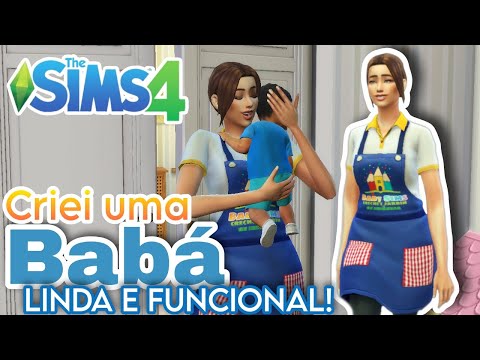 Criei uma babá funcional no The Sims 4 😍 #thesims4
