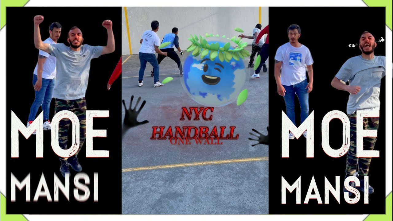 Top B Player Moe Mansi 1 Wall Handball PS 174 Doubles Game in Queens ...
