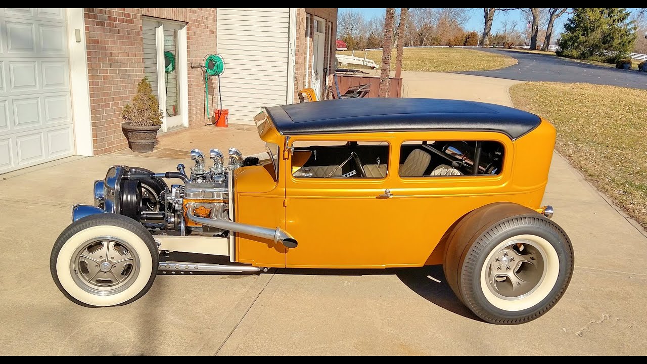 1931 Ford Tudor Hot Rod Walk-around by KC Classic Cars - YouTube