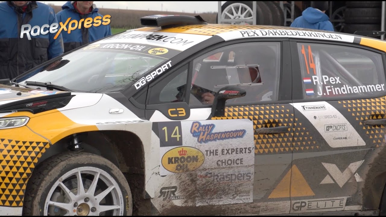 Ervaren Johan Findhammer wijst Richard Pex de weg in de rallyauto - YouTube