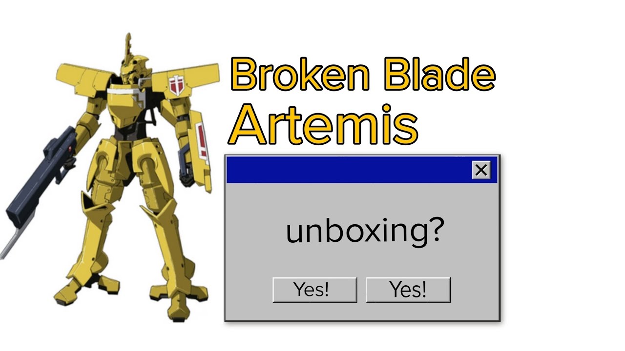 [unbox] Broken blade 1/60 Artemis - YouTube