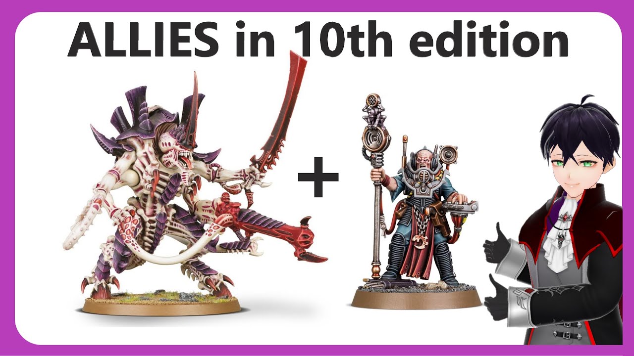 How to ally Tyranids in a Genestealer Cults army in 10th edition - YouTube